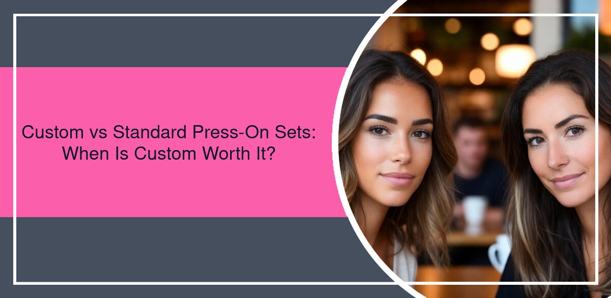 custom press-on nails vs standard sets